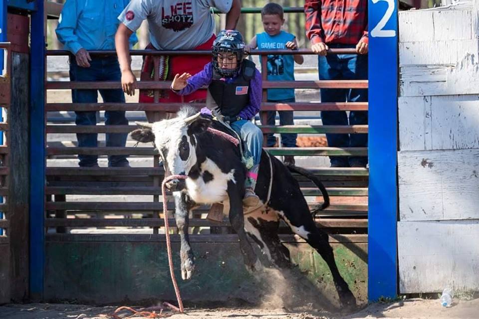 The Junior Bull Rider with True Grit - Carmen Peone